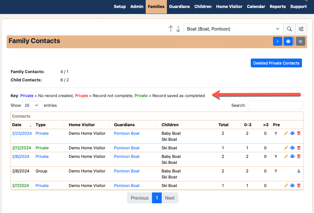 You asked... Key for Private Colors